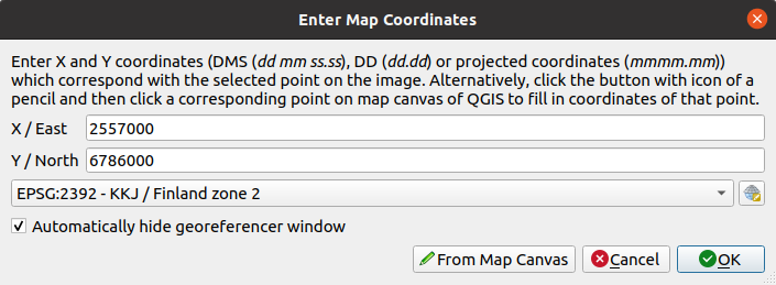 14.2. Lesson: Georeferencing a Map — QGIS Documentation dokumentáció