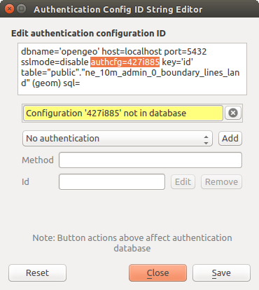 25.2. Benutzerauthentifizierung Workflows — QGIS Documentation Dokumentation