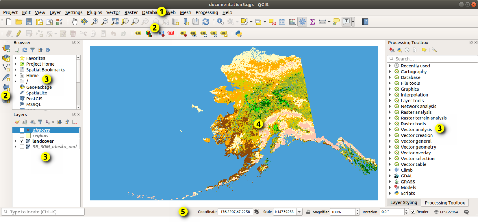 7 QGIS GUI QGIS Documentation Documentation