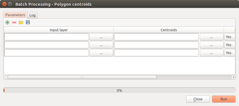 The Batch Processing Interface — Qgis Documentation Documentation