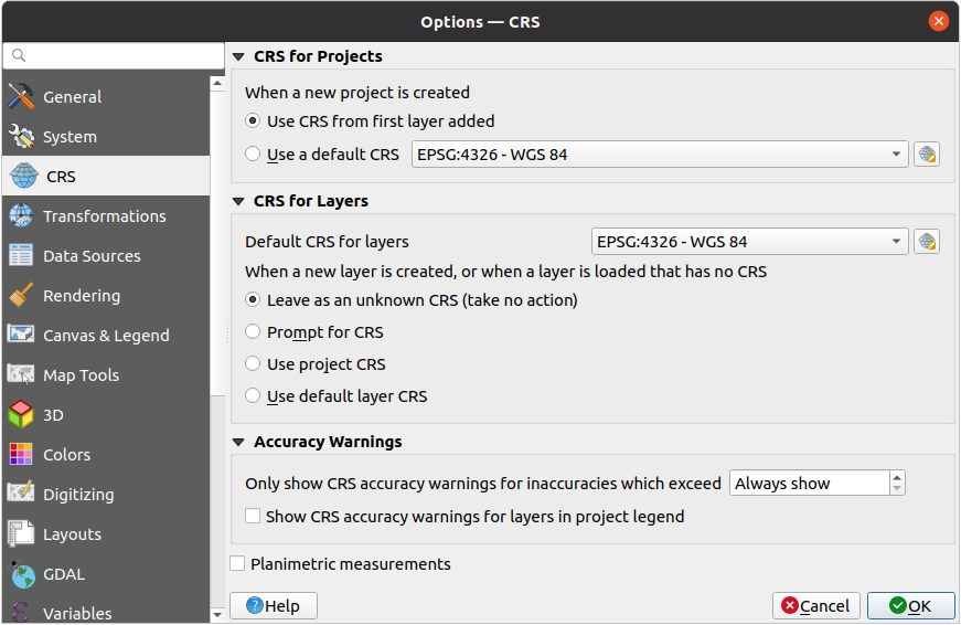 10 Working With Projections QGIS Documentation Documentation