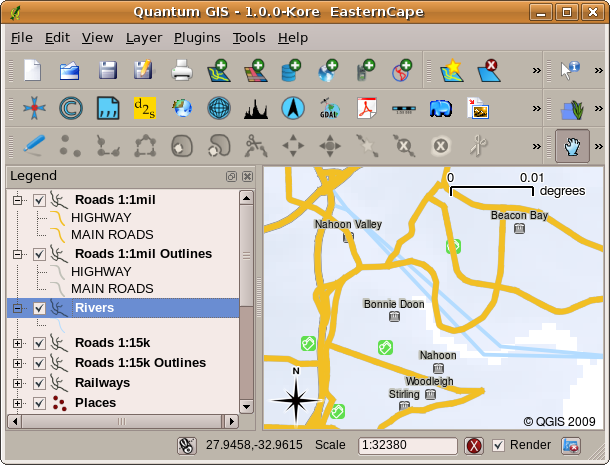 2. Introducing GIS — QGIS Documentation documentation