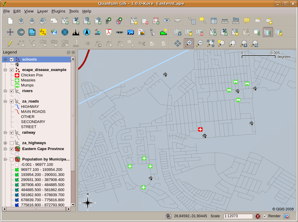 2. Introducing GIS — QGIS Documentation documentation