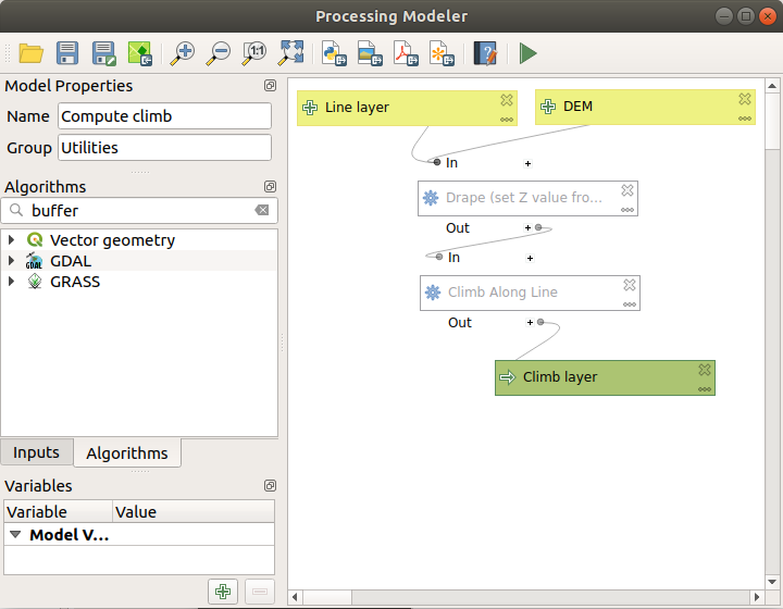 22.5. The graphical modeler — QGIS Documentation documentation
