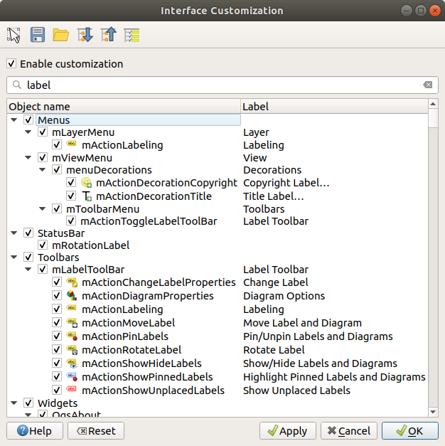 9. QGIS Configuration — QGIS Documentation documentation