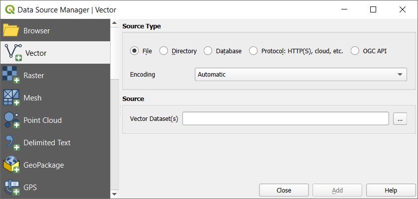 11.1. Opening Data — QGIS Documentation documentation