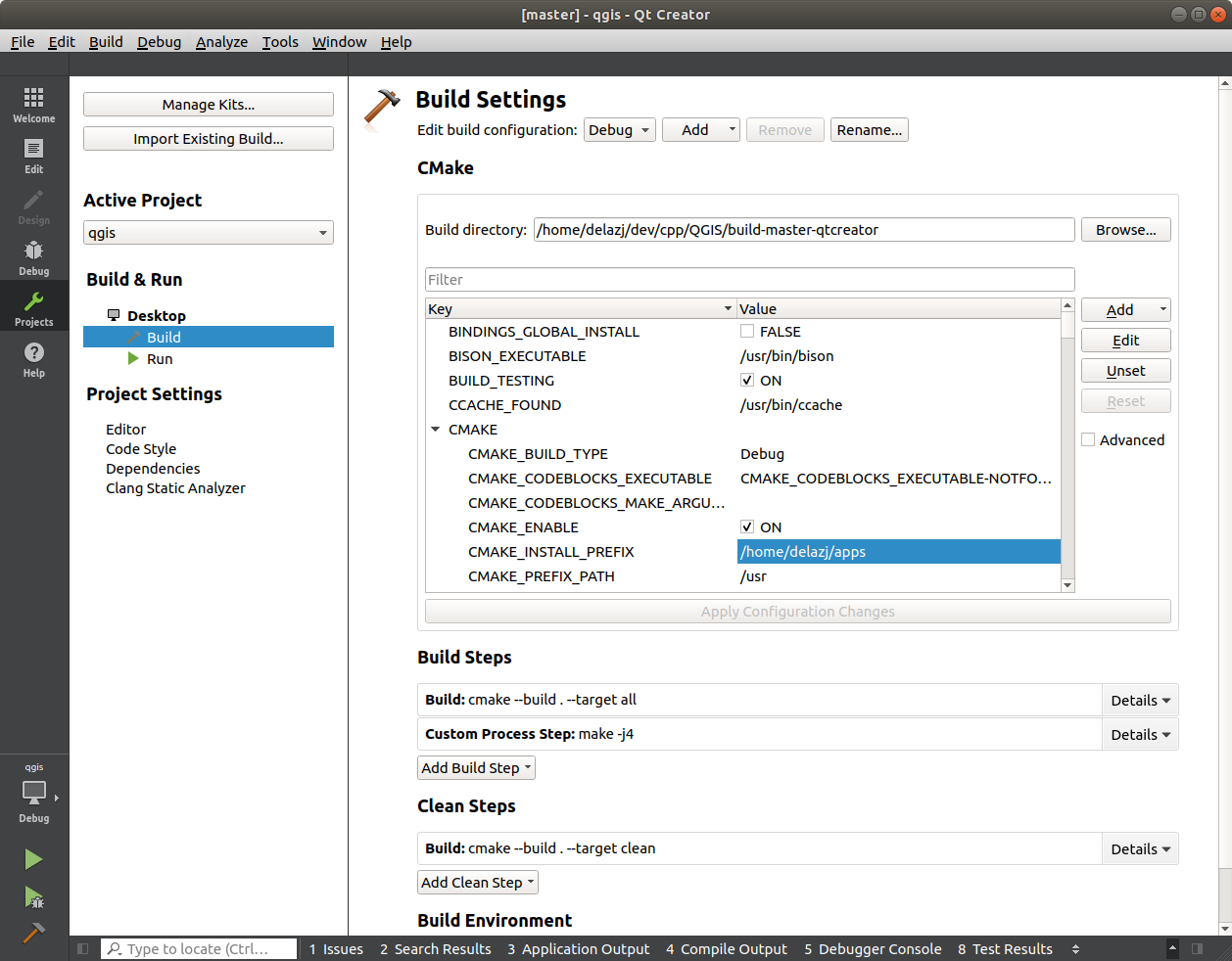 4 Getting Up And Running With Qtcreator And Qgis — Qgis Documentation